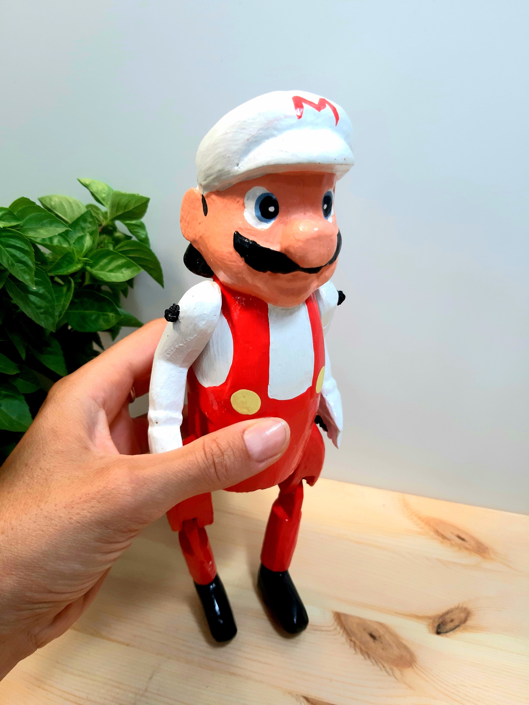 Super Mario Puppet 1 Nintendo Wooden Super Mario Toy | Etsy