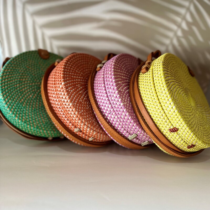 Orange Rattan - Etsy