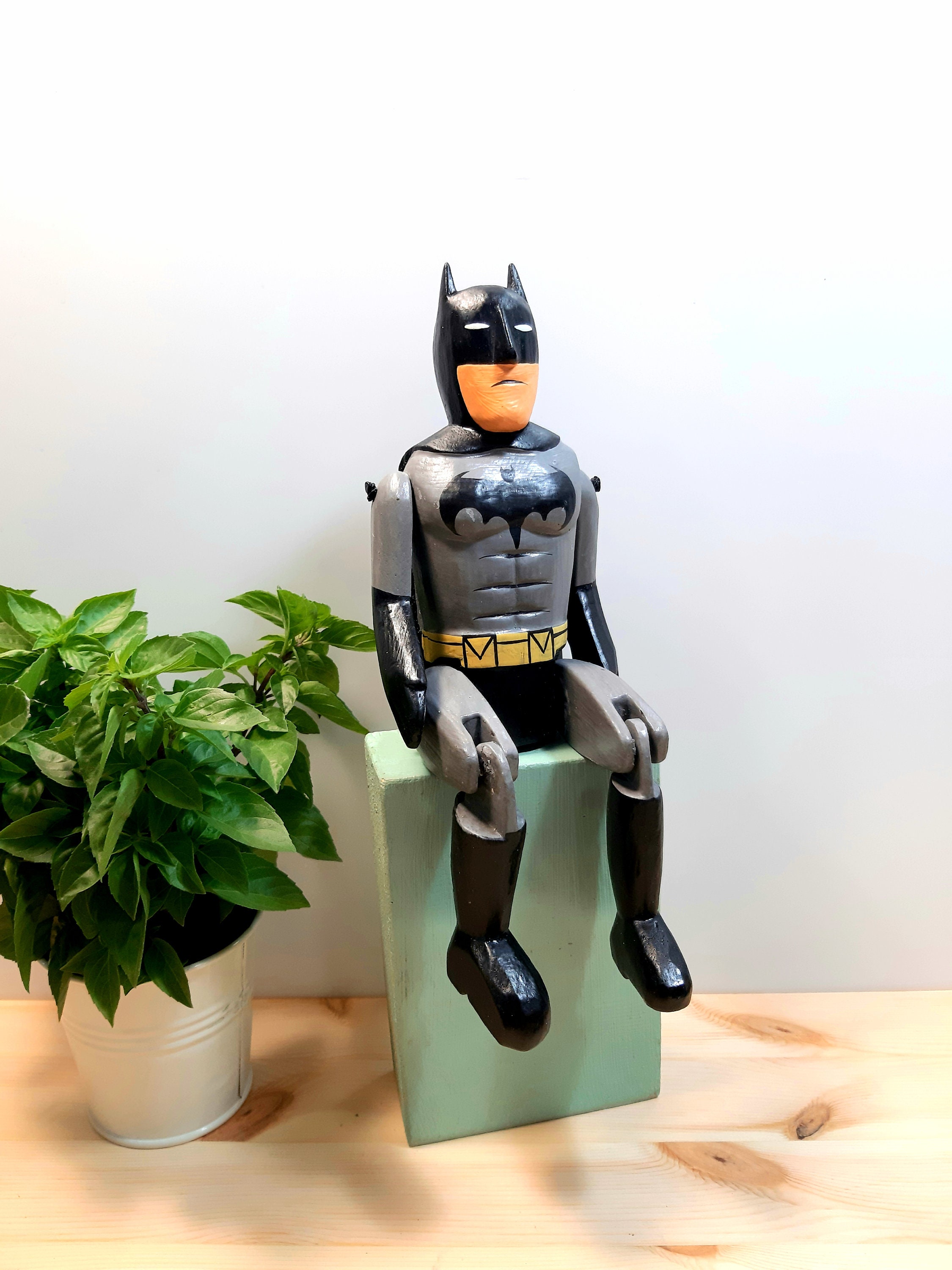 Batman Six Pack Special Edition Puppet Wooden Batman Toy | Etsy