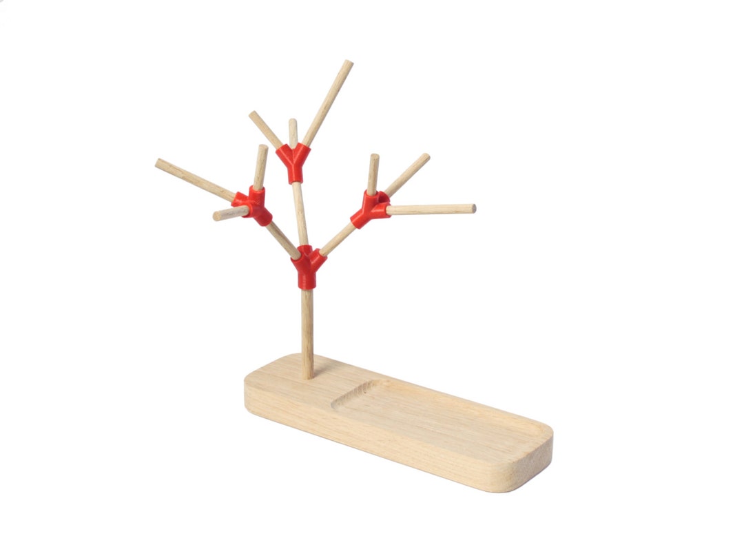 Tree Jewelry Holder, Oak Wood Key Display and 3D Printing - Etsy