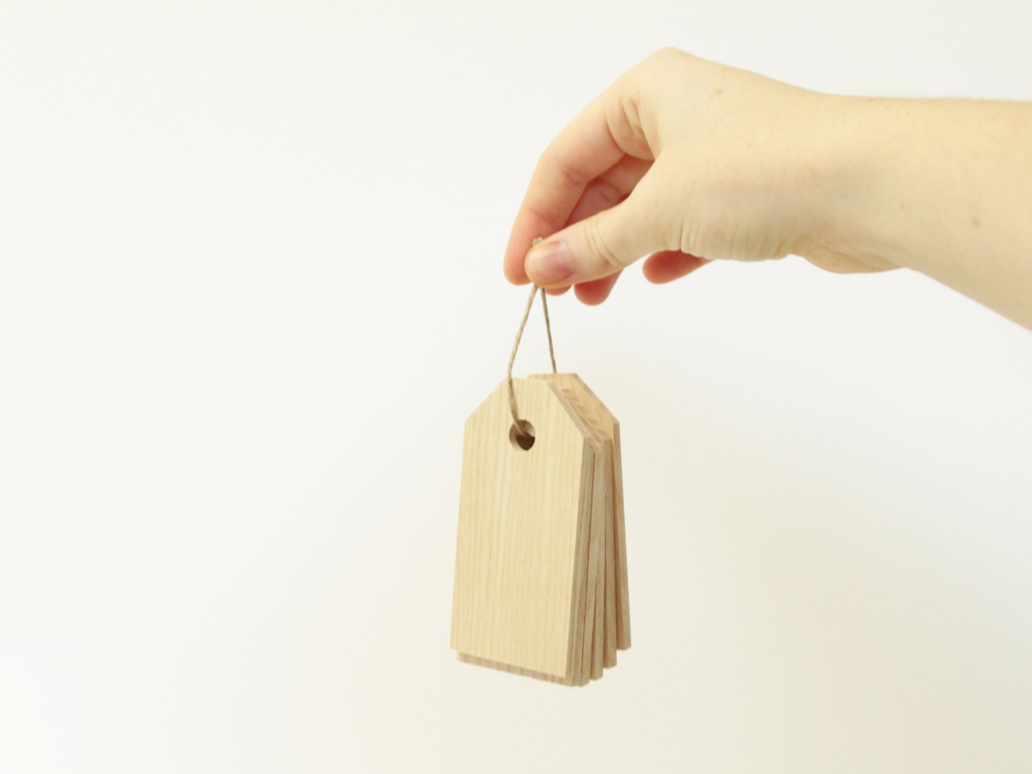 Set of 6 in Ash Wood Labels for Crafts or DIY - Etsy