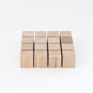 Oak Wood Cubes for DIY, Construction or Craft Game, Set of 16 - Etsy