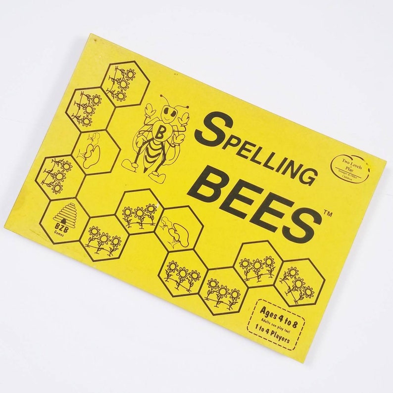 1992 Spelling Bees Board Game - Etsy