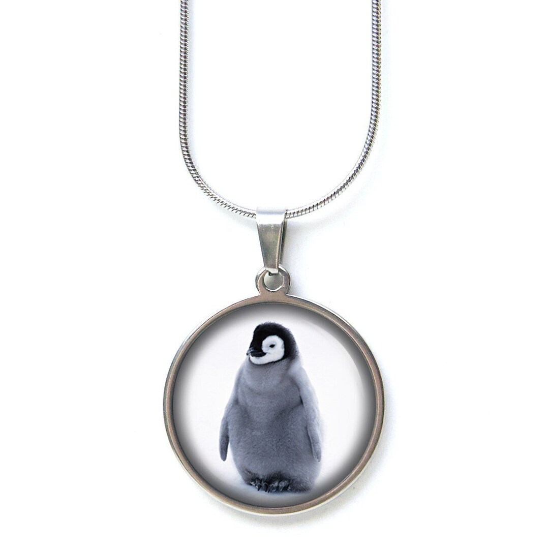 Stainless Steel Chain Penguin Baby Penguin Penguins Gift Idea by Just ...