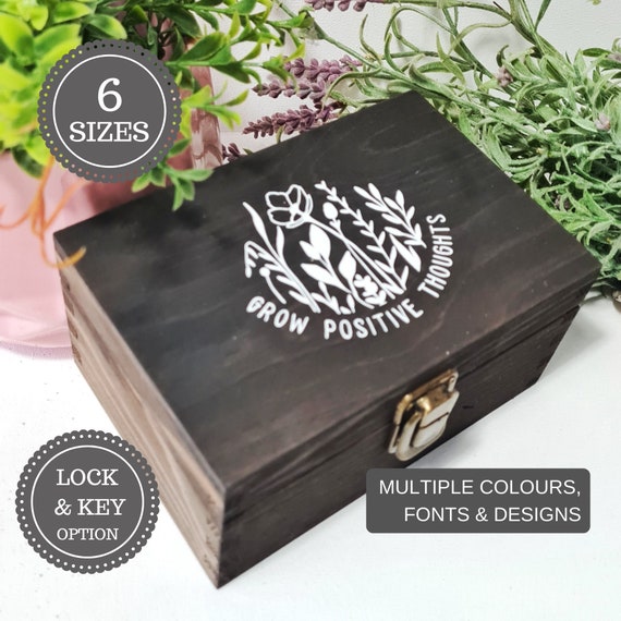 Wooden Wellbeing Box I Mindfulness Happiness Memory Box I - Etsy