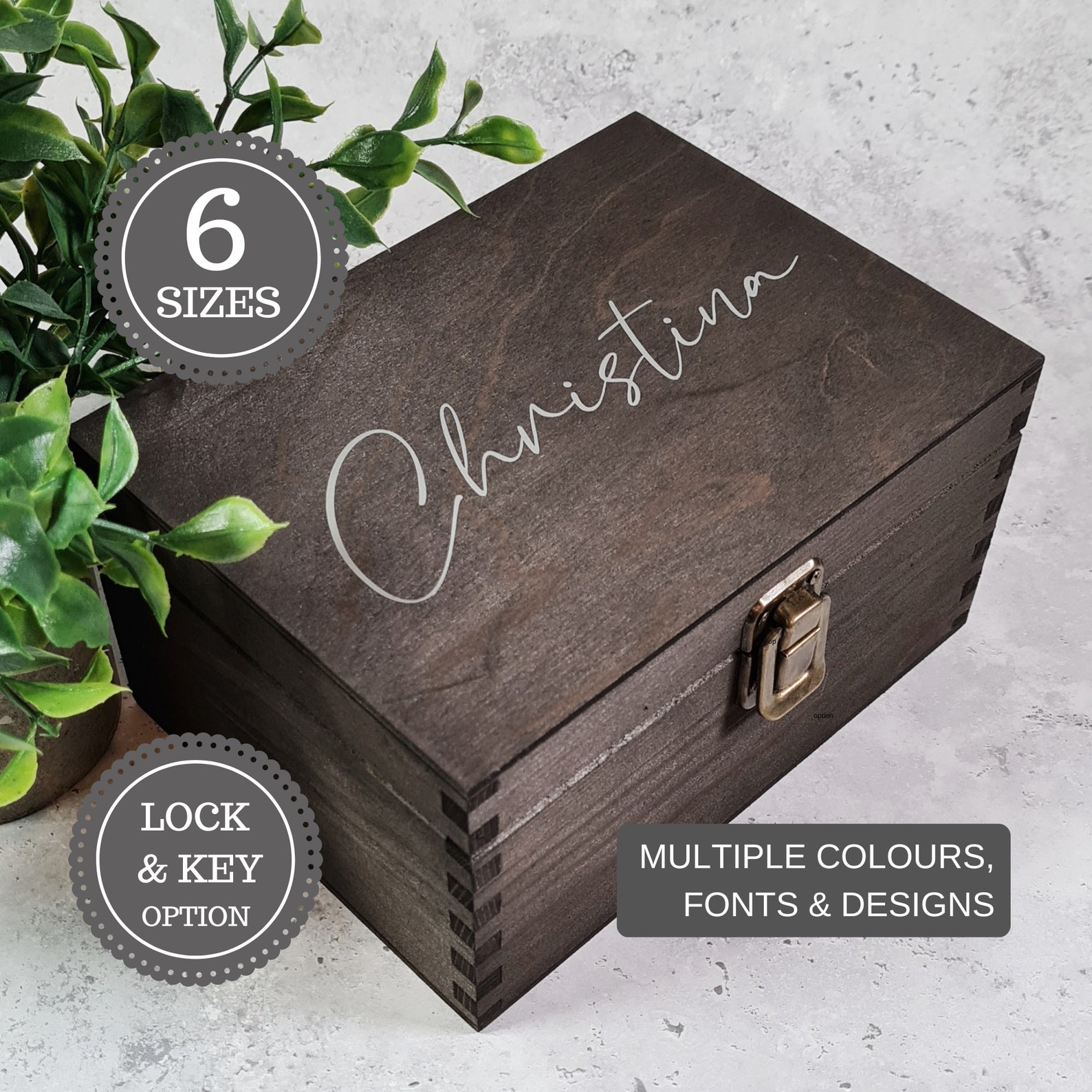 Personalised Wooden Keepsake Box I 21st Birthday Gift I 5th - Etsy UK