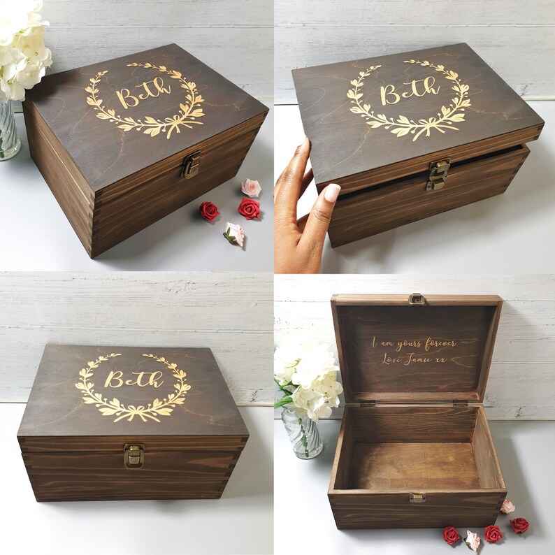 Personalised Birthday Keepsake Box Birthday Wishes Memory | Etsy