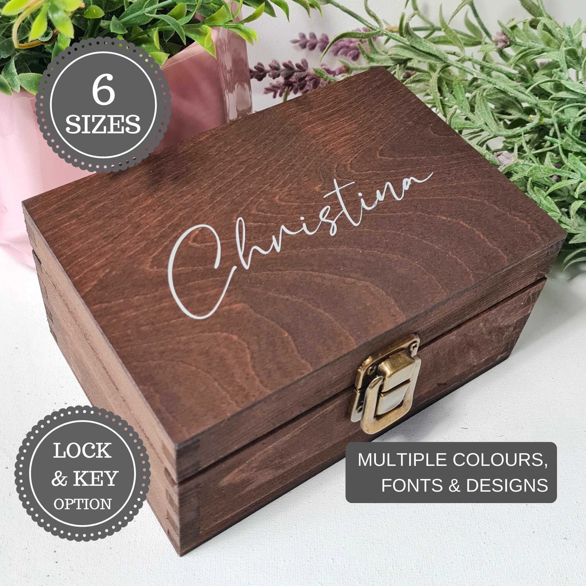 Personalised Wooden Keepsake Box I 21st Birthday Gift I 5th | Etsy UK