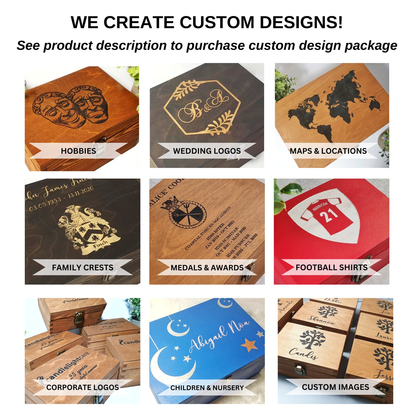 Personalised Engraved Wooden Box Wooden Keepsake Box - Etsy