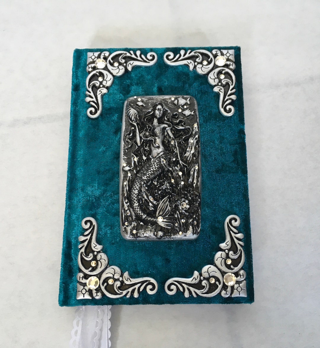 Mermaid Blank Sketch Book Journal Handmade - Etsy