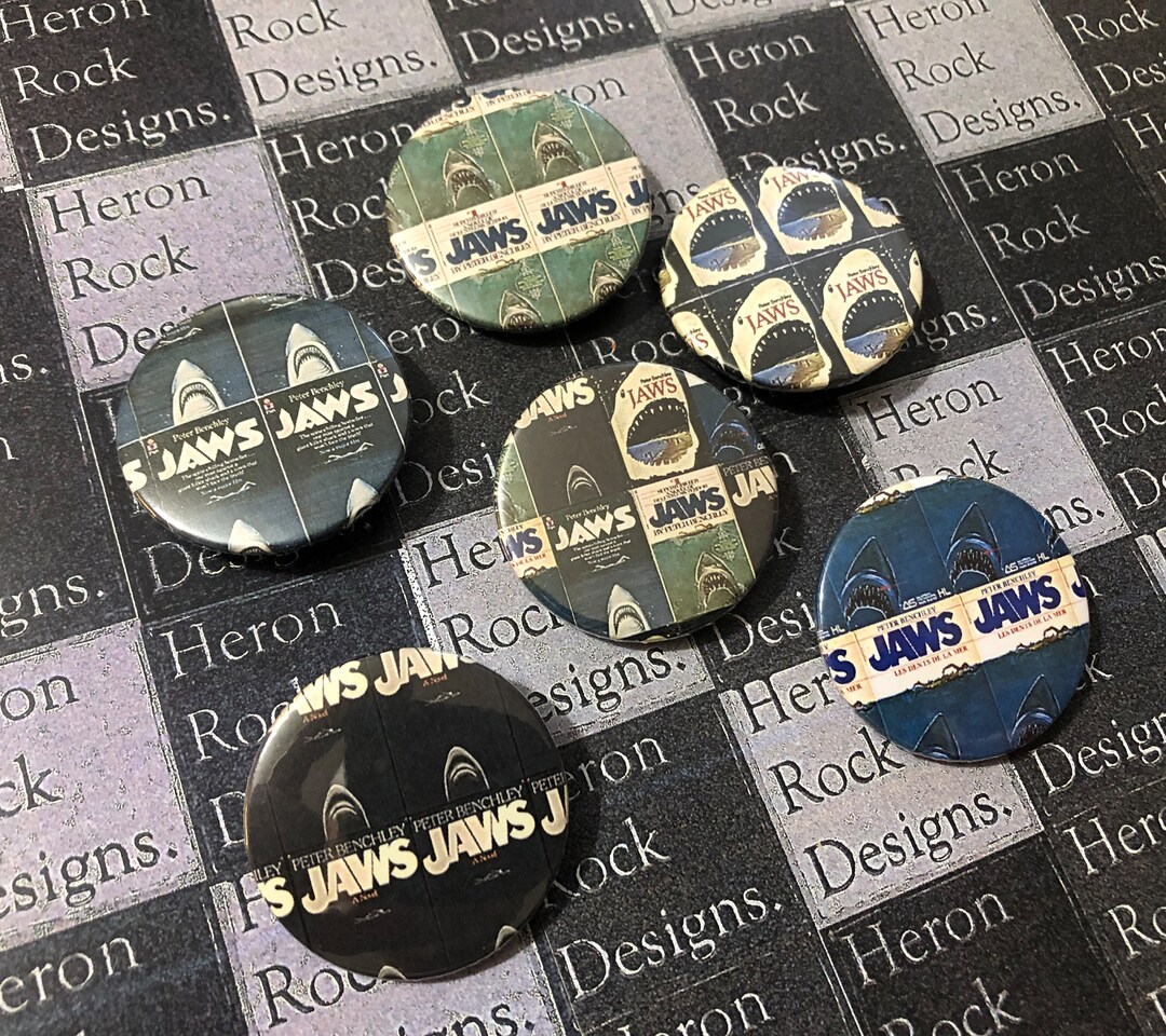 JAWS Badges Pins book Covers - Etsy
