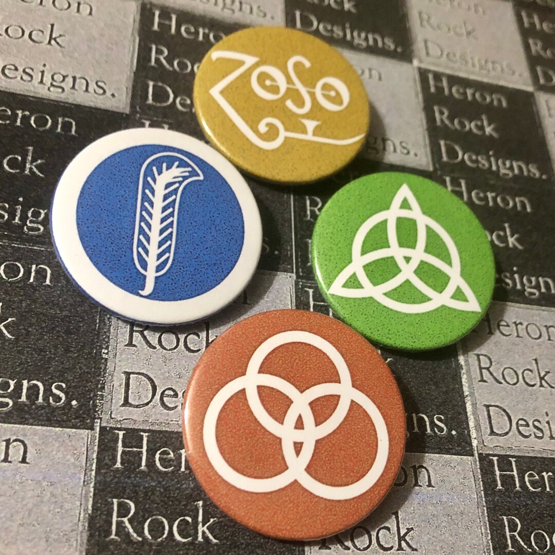 Led Zeppelin - Badges - Pins - Etsy