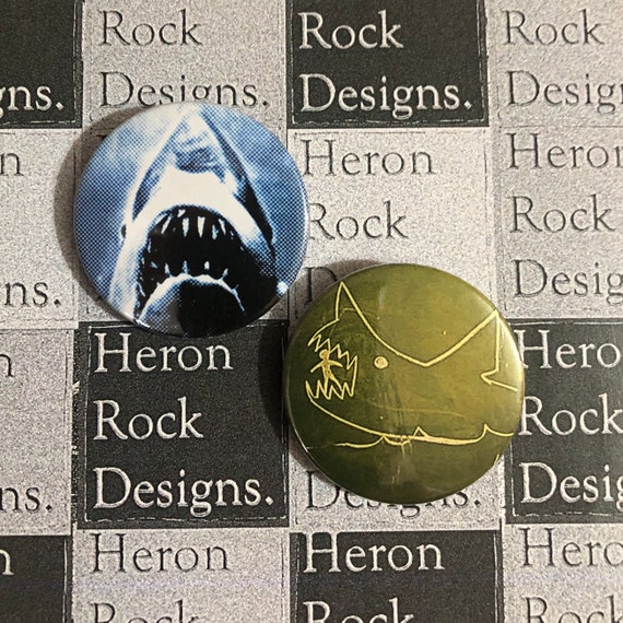 Jaws Badges Pins | Etsy