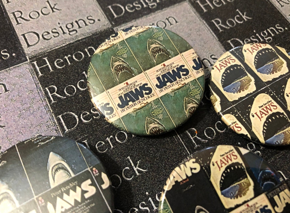 JAWS Badges Pins book Covers - Etsy