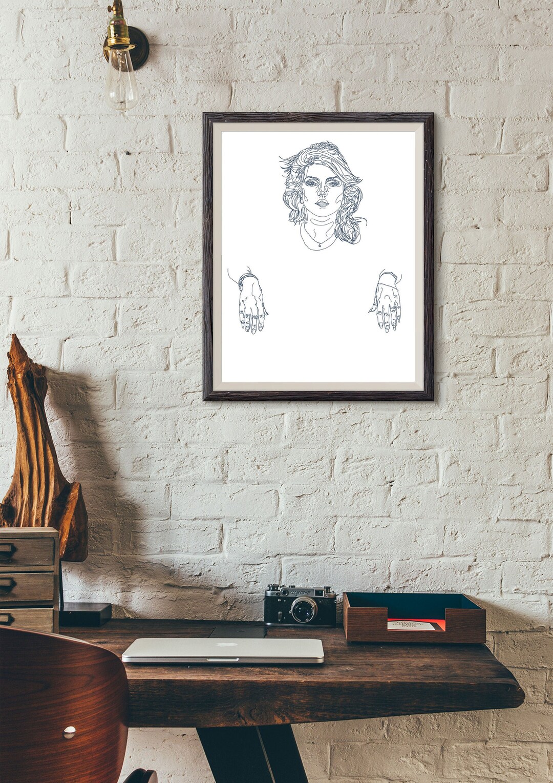 Debbie Harry Blondie Drawing Print A3 Line Minimal - Etsy