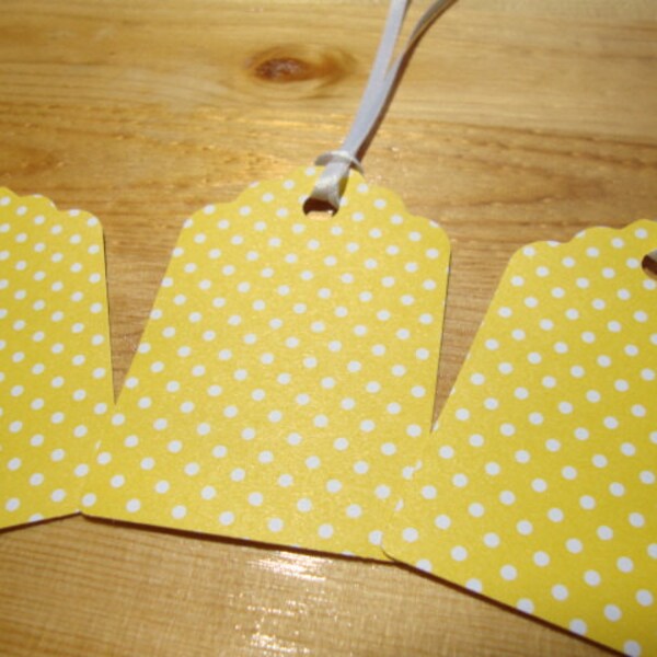 Yellow Polka Dots - Etsy