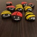 Lady Bug and Bee Tic Tac Toe Stones or Garden Stones - Etsy