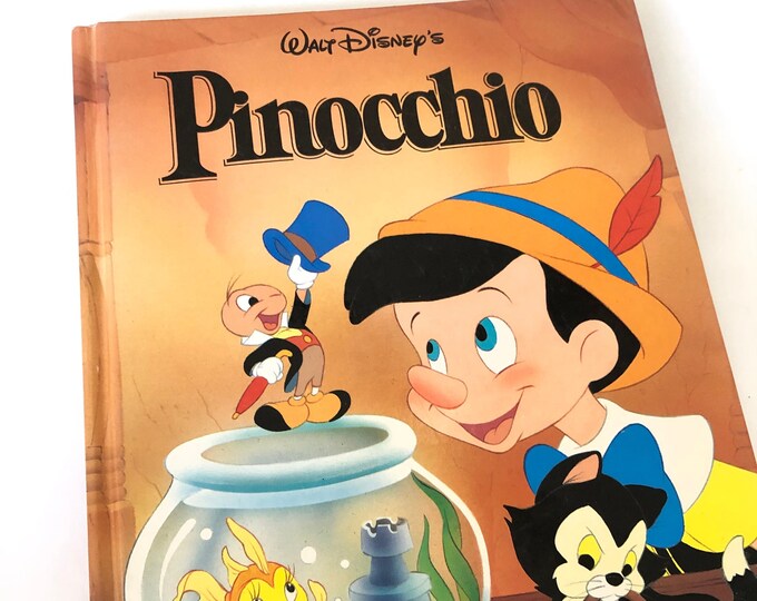 Walt Disney's Pinocchio Classic Storybook - Etsy