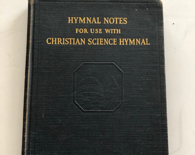 Hymnal Notes for Use With Christian Science Hymnal Mary Baker Eddy - Etsy