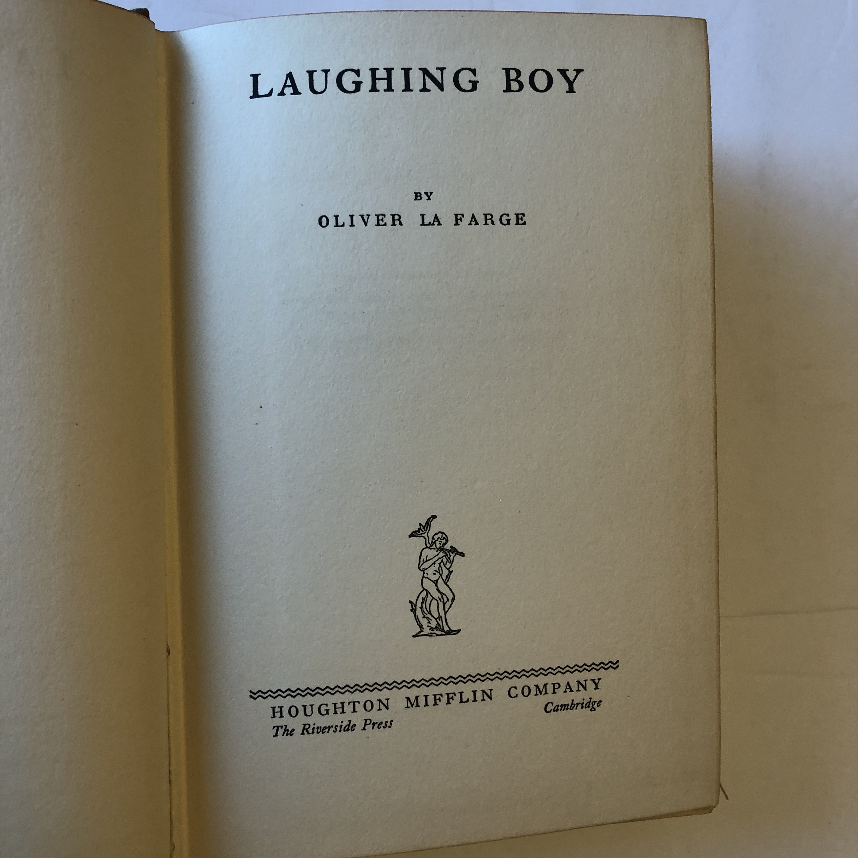 Laughing Boy by Oliver La Farge 1929 - Etsy