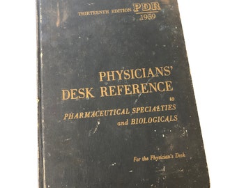 Physicians Desk Reference 32 Edition, 1978 Medical Doctor Book, PDR - Etsy