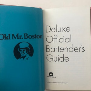 Mr Boston Deluxe Official Bartender's Guide 1981 - Etsy