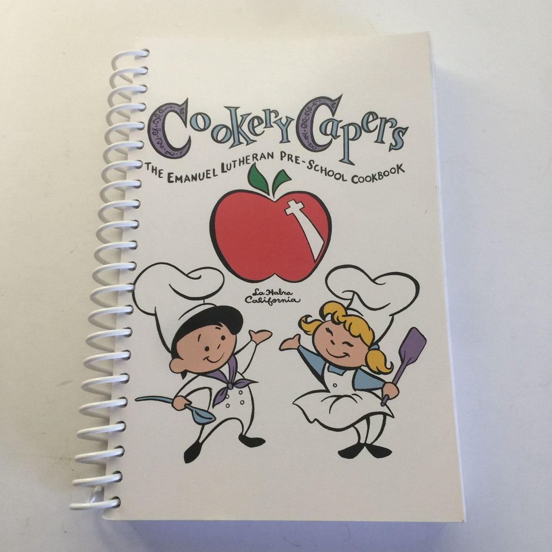 Cookery Capers Emanuel Lutheran Preschool Collectible Cookbook - Etsy