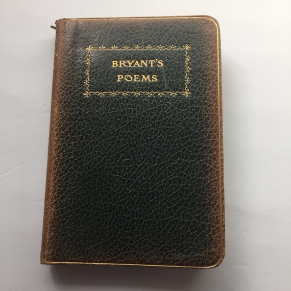 Bryant's Poems William Cullen Bryant 1893 - Etsy