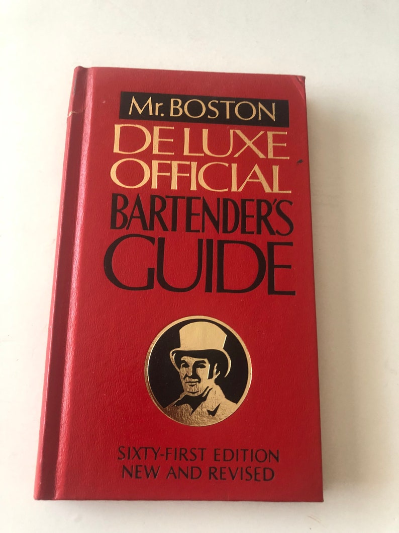 Mr Boston Deluxe Official Bartender's Guide 1981 - Etsy