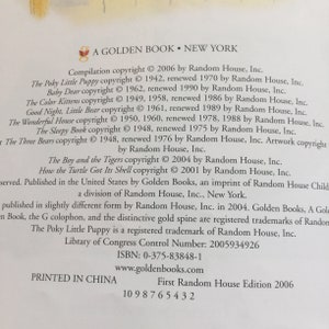 Little Golden Book Sleepytime Tales Children's Book - Etsy