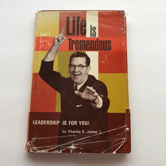 Life Is Tremendous by Charles E Jones 1969 Signed Self Help | Etsy