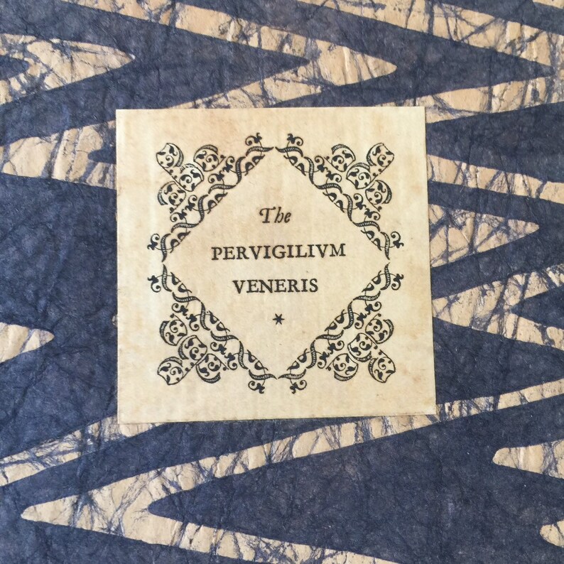 Pervigilivm Veneris the Eve of Venus in Latin and in English - Etsy