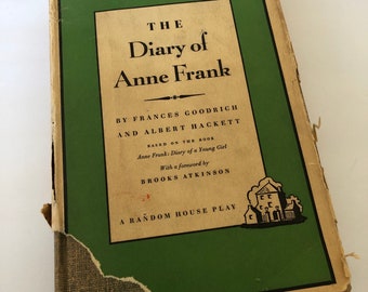 Anne Frank, the Diary of a Young Girl / 1952, the Modern Library HC ...