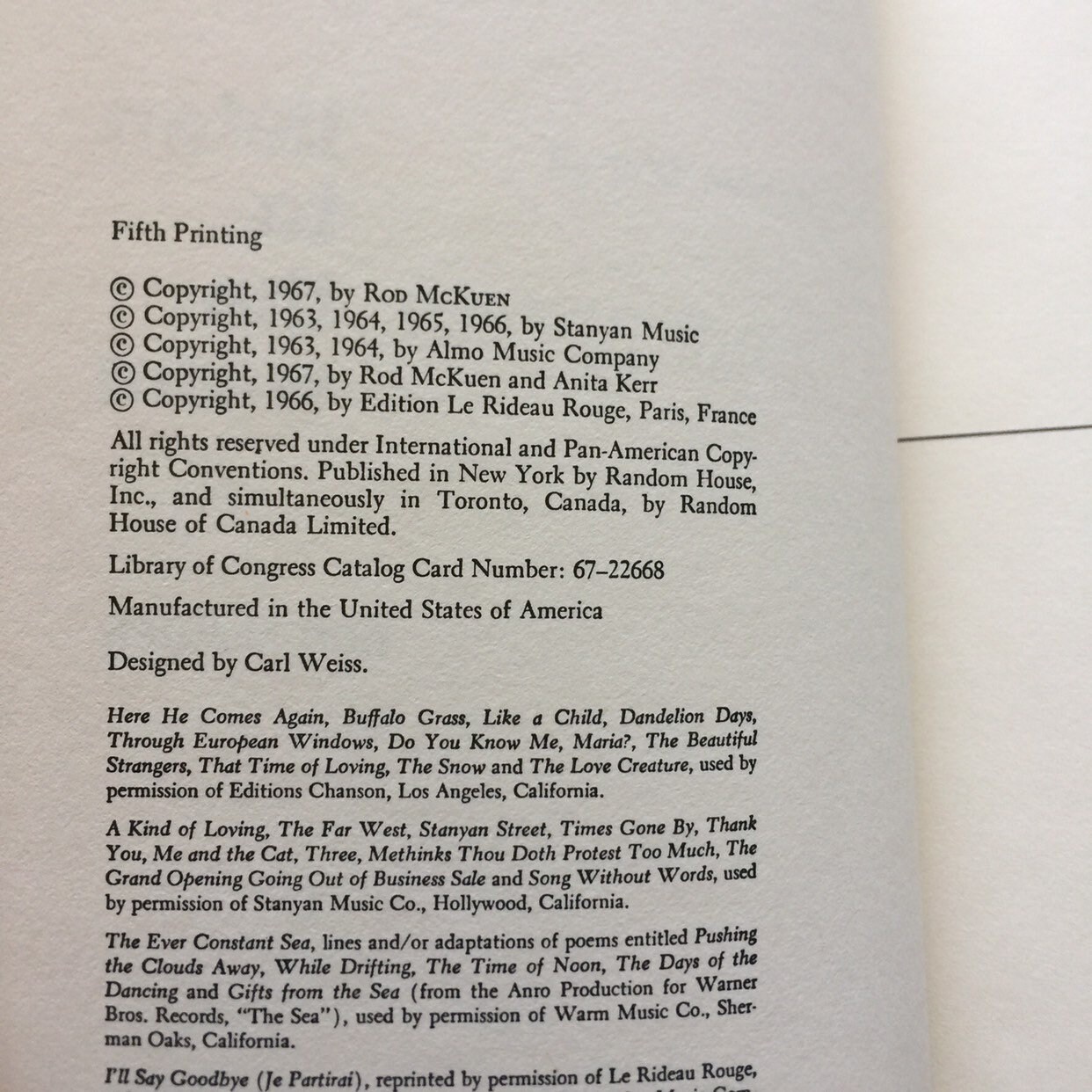 Listen to the Warm by Rod Mckuen 1960s Poetry - Etsy