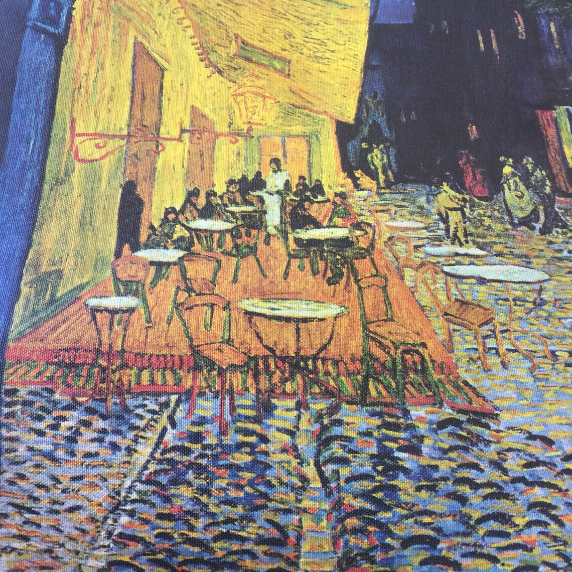 Van Gogh Cafe at Arles Color Print Vintage Canvas Wall Art - Etsy