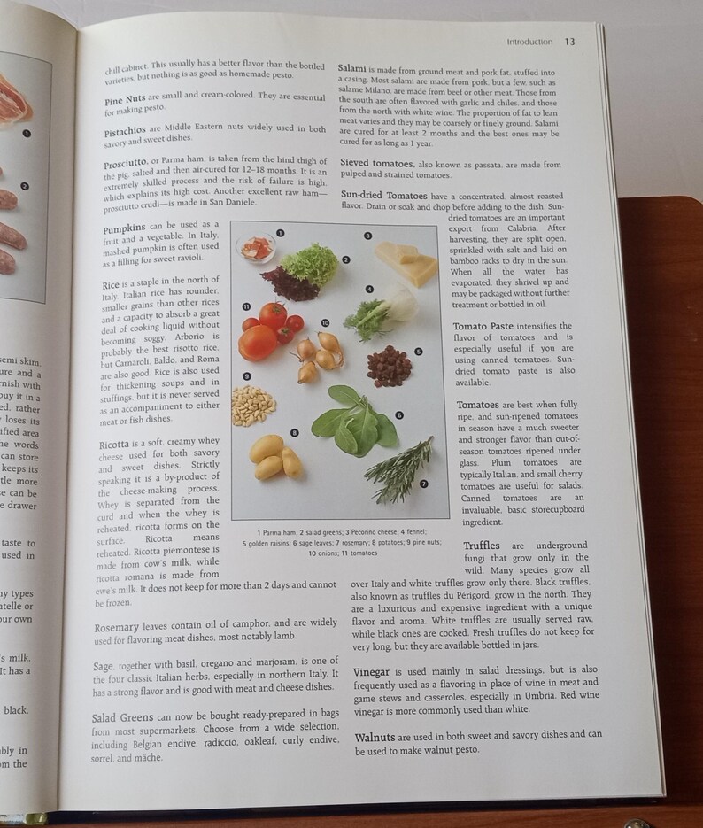 Classic Italian Recipes Cookbook Illustrated First Edition Cookbook ...