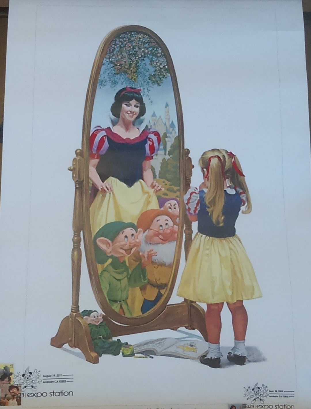 Disney Poster, Snow White, Disneyland Vintage, Disneyland Print, Disney ...