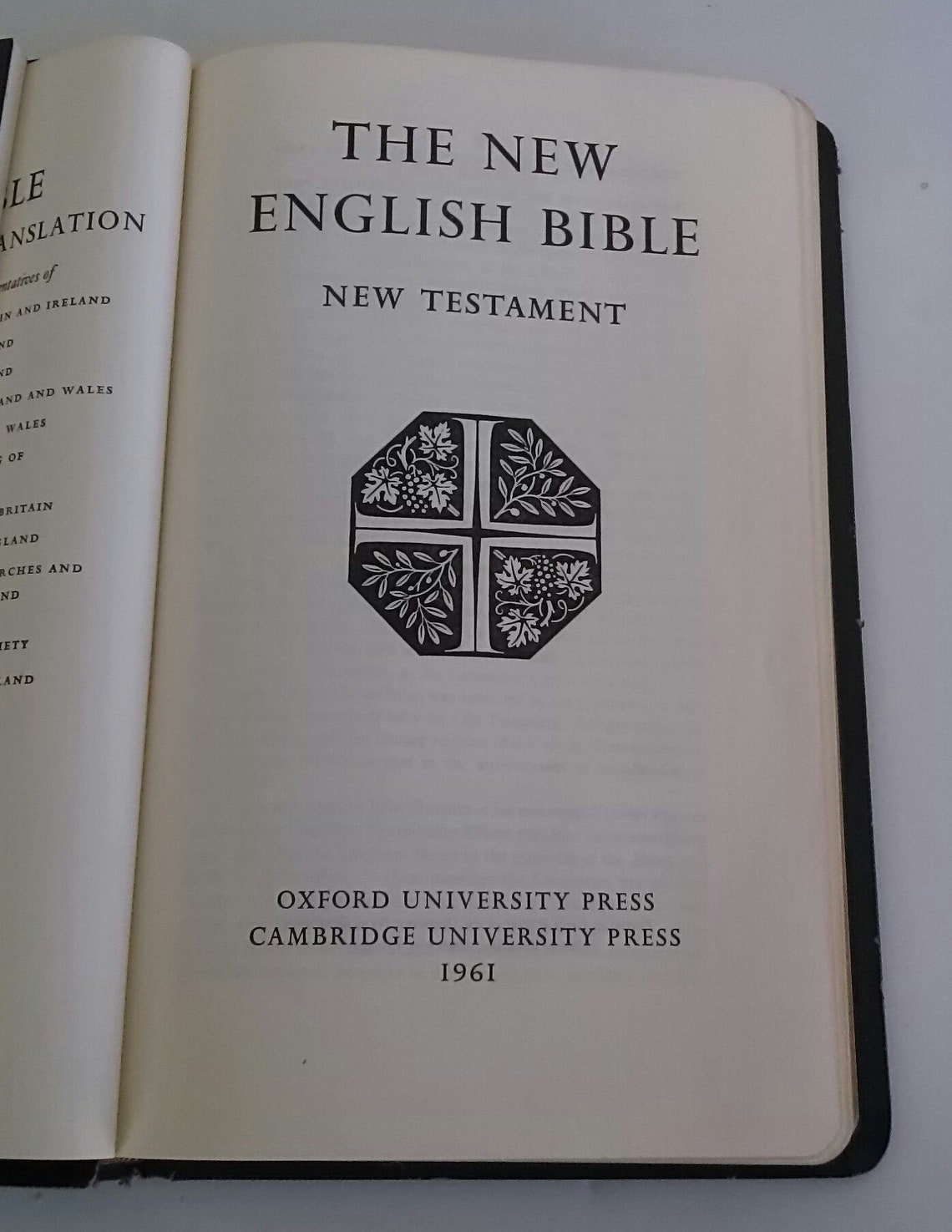 The New English Bible New Testament Oxford University Press | Etsy