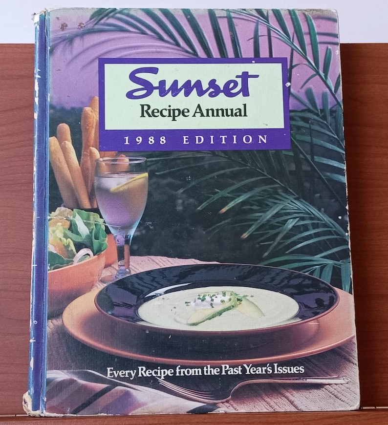 Sunset Recipe Annual 1988: Vintage Cookbook - Etsy