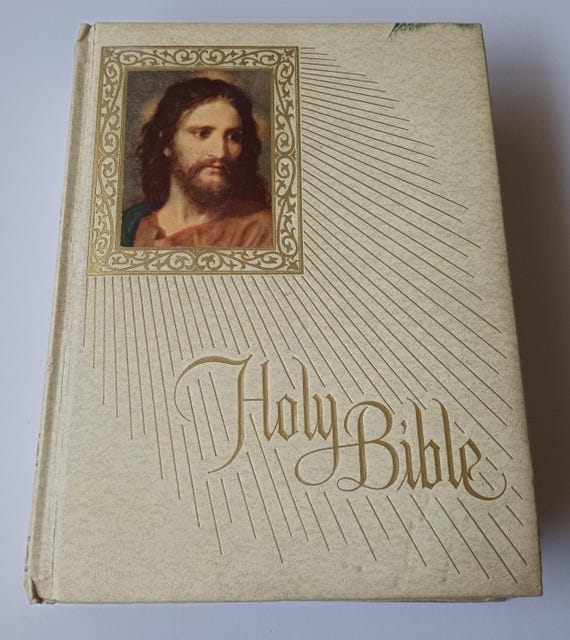 Oversized Bible Holy Bible Red Letter Reference Edition Authorized