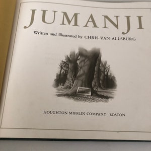 Jumanji 1981 by Chris Van Allsburg - Etsy