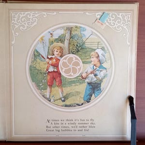Victorian Revolving Picture Book Childrens Vintage Surprising Pictures ...