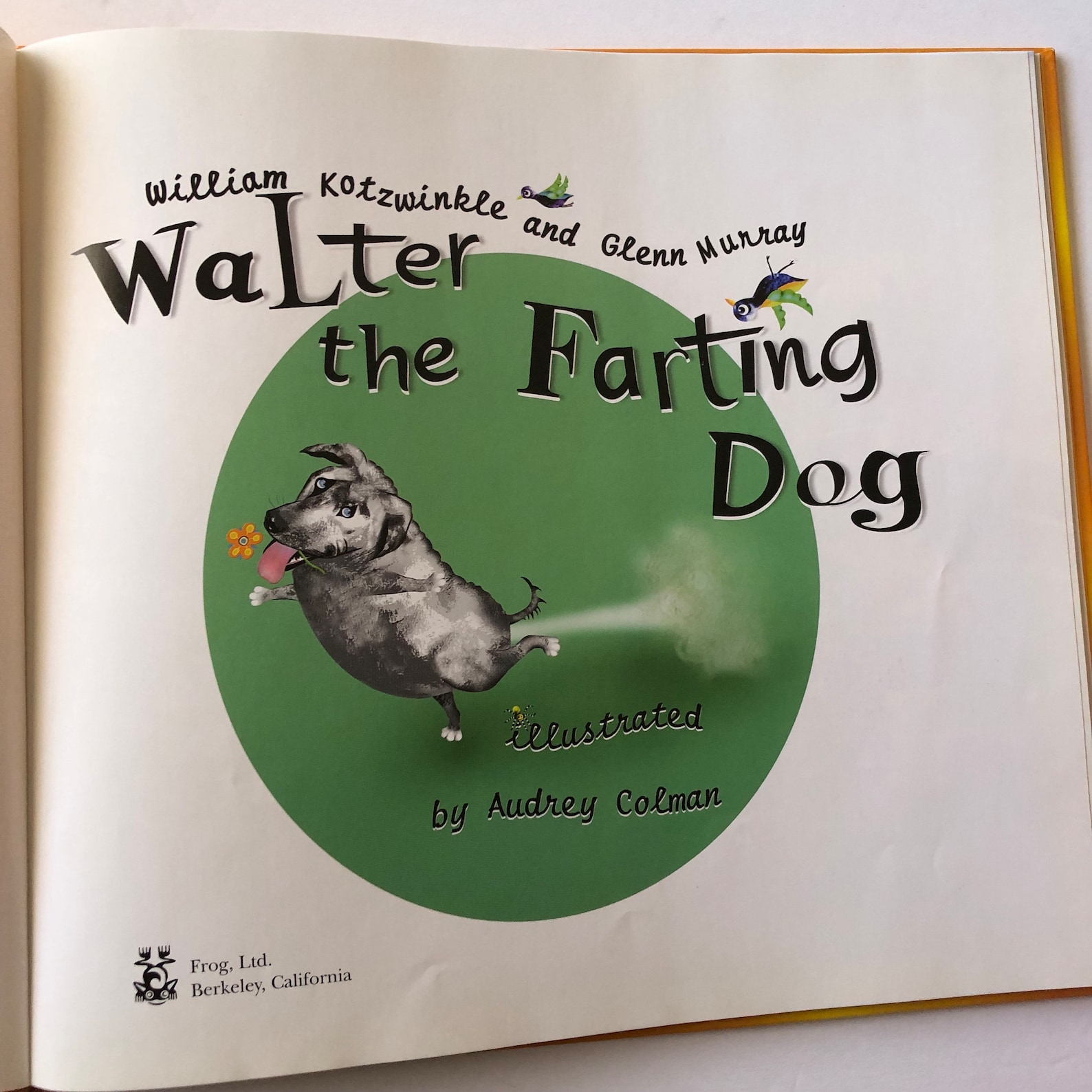 Walter the Farting Dog by William Kotzwinkle Childrens Humor - Etsy