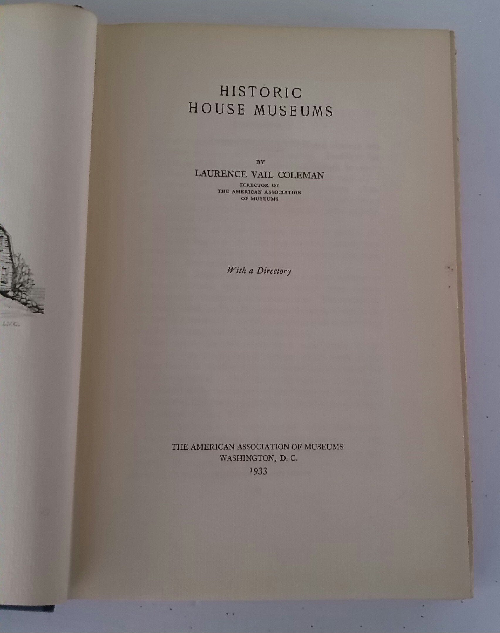 Historic House Museums by Laurence Vail Coleman 1933 - Etsy