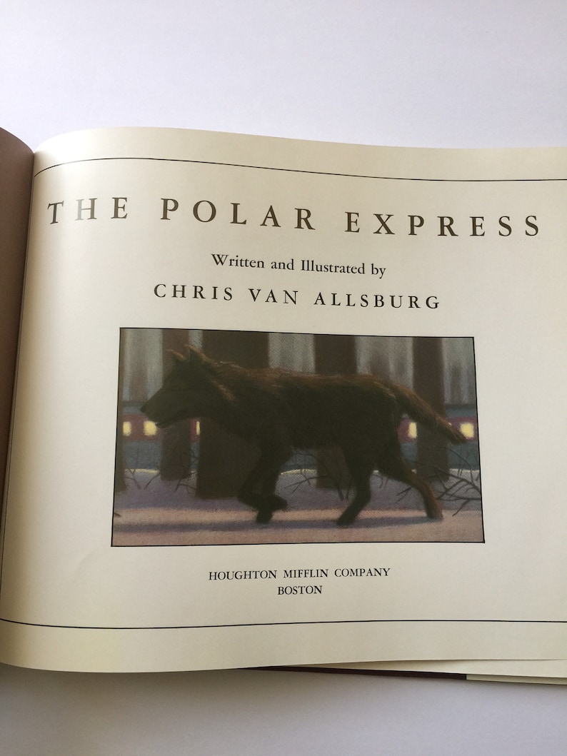 The Polar Express 1985 Chris Van Allsburg First Edition - Etsy