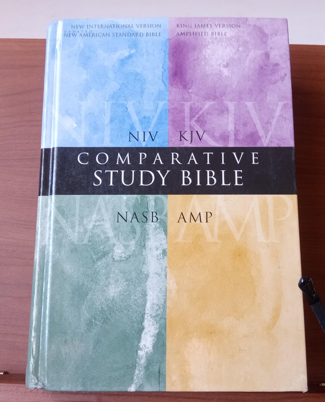 Comparative Study Bible: NIV KJV NASB Amplified Versions - Etsy
