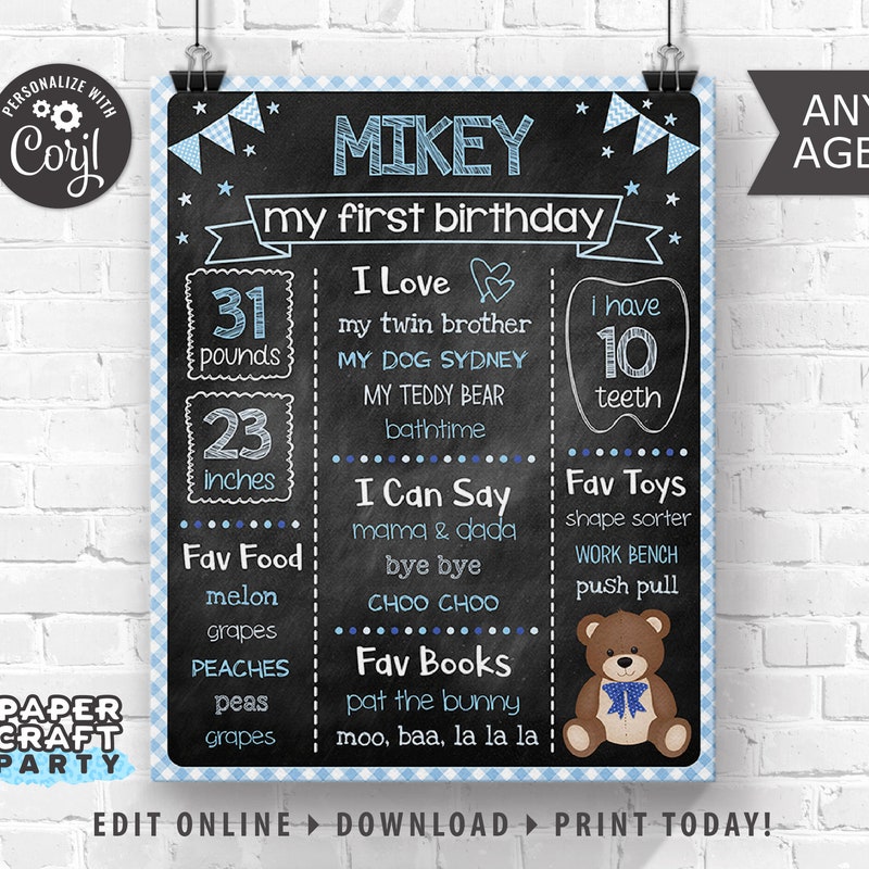 Baby Chalkboard - Etsy