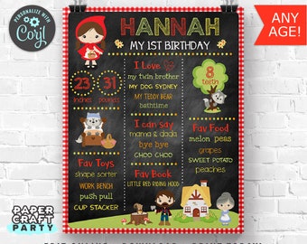 Red Riding Hood Sign - Etsy