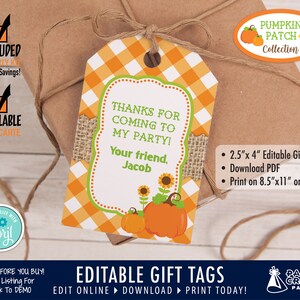 Pumpkin Patch Printable Party Kit Includes Invite and Decorations, Edit ...