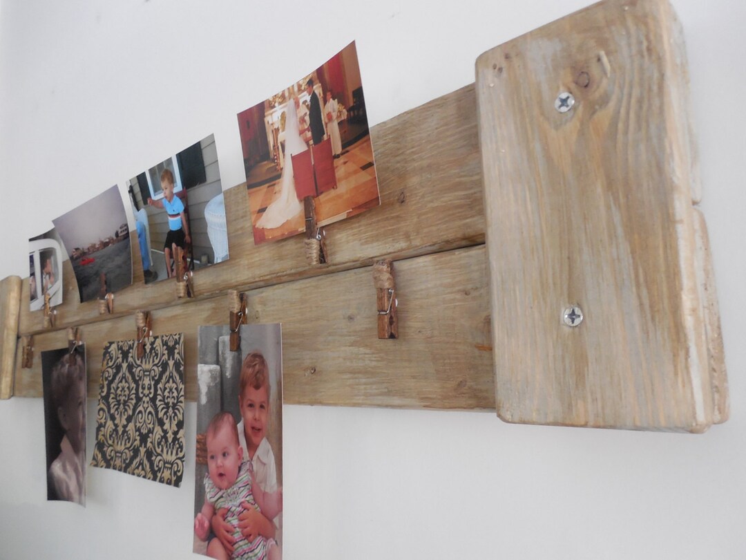 Multi Picture Frame / Holder / Rustic / Shabby Chic Wall Hanging ...